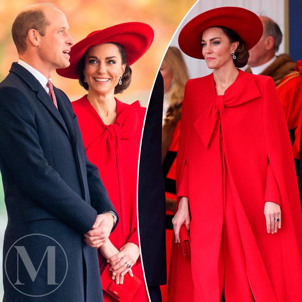 Кейт Миддлтон сделала искусный реверанс королю, преодолевая лестницу - MainStyles.ru