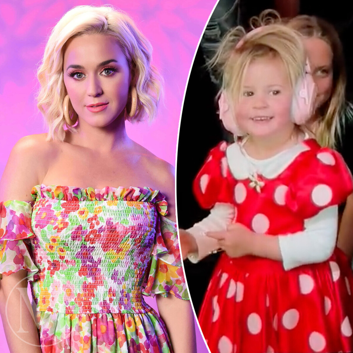 Трёхлетняя дочь Кэти Перри — Дейзи Дав впервые появилась на публике ...